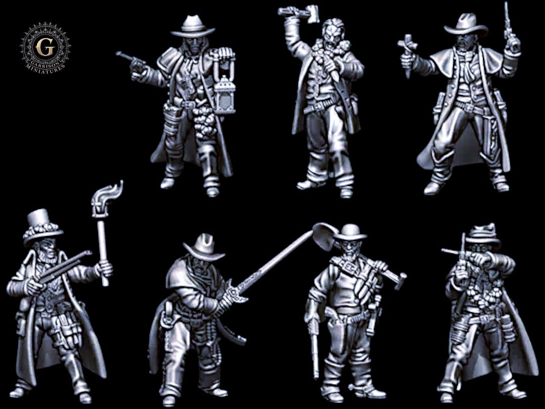 Vampire Hunters: Wild West 28/32mm Wargame and Display Miniatures - Etsy
