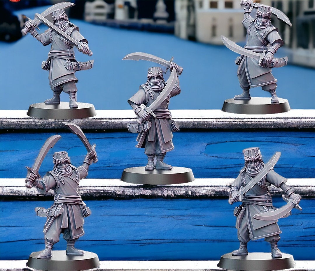 Easterling Dervishes X5 28mm Fantasy Wargame & Display Miniatures - Etsy