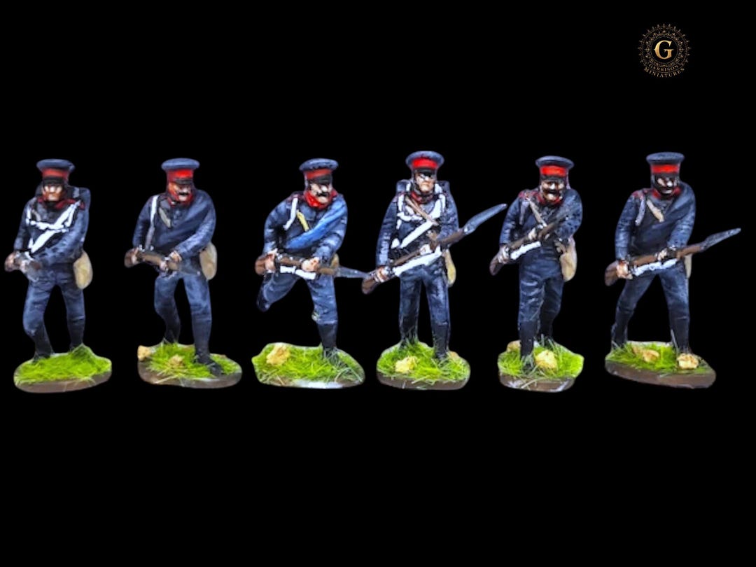 Napoleonic Prussian Infantry Reserves Attack: 28mm 1/56 Wargame and ...