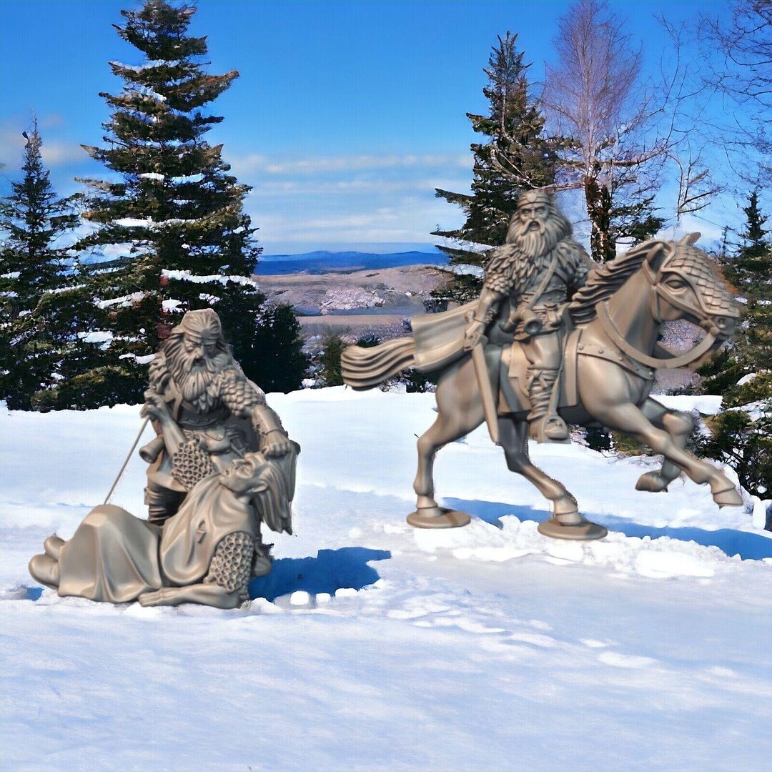 Beowulf, 2 Figures 28mm Ideal Saxons, Wargames, Rohan, MESBG Etc - Etsy