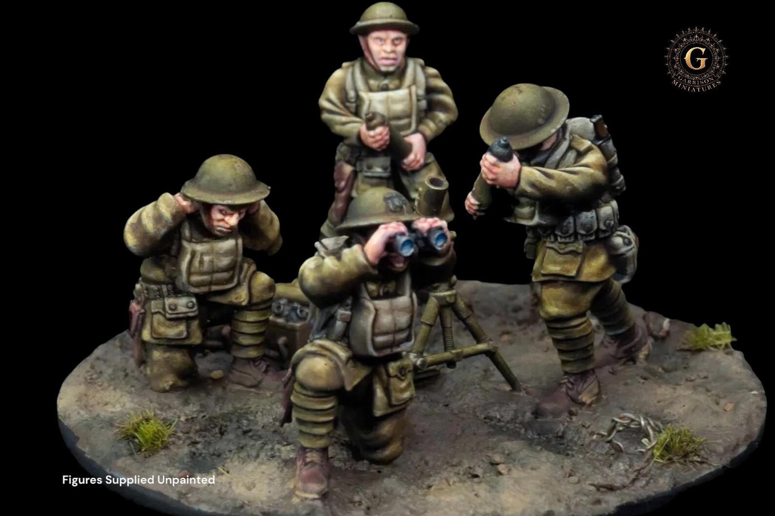 USMC Stokes Mortar Team: 28mm WW1 Wargame and Display Miniatures - Etsy