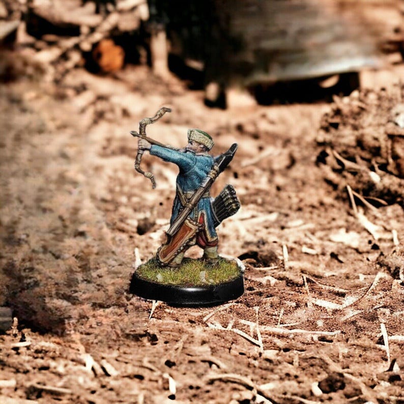 Medieval Cossack Light Infantry X6: 28mm Wargames Collectors Miniatures ...