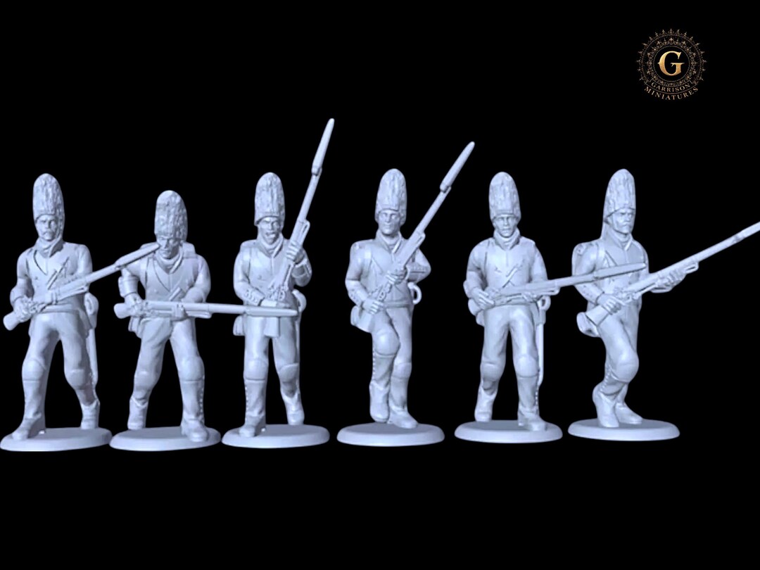 Napoleonic Spanish Grenadiers Charging: 28mm Wargaming Figures - Etsy