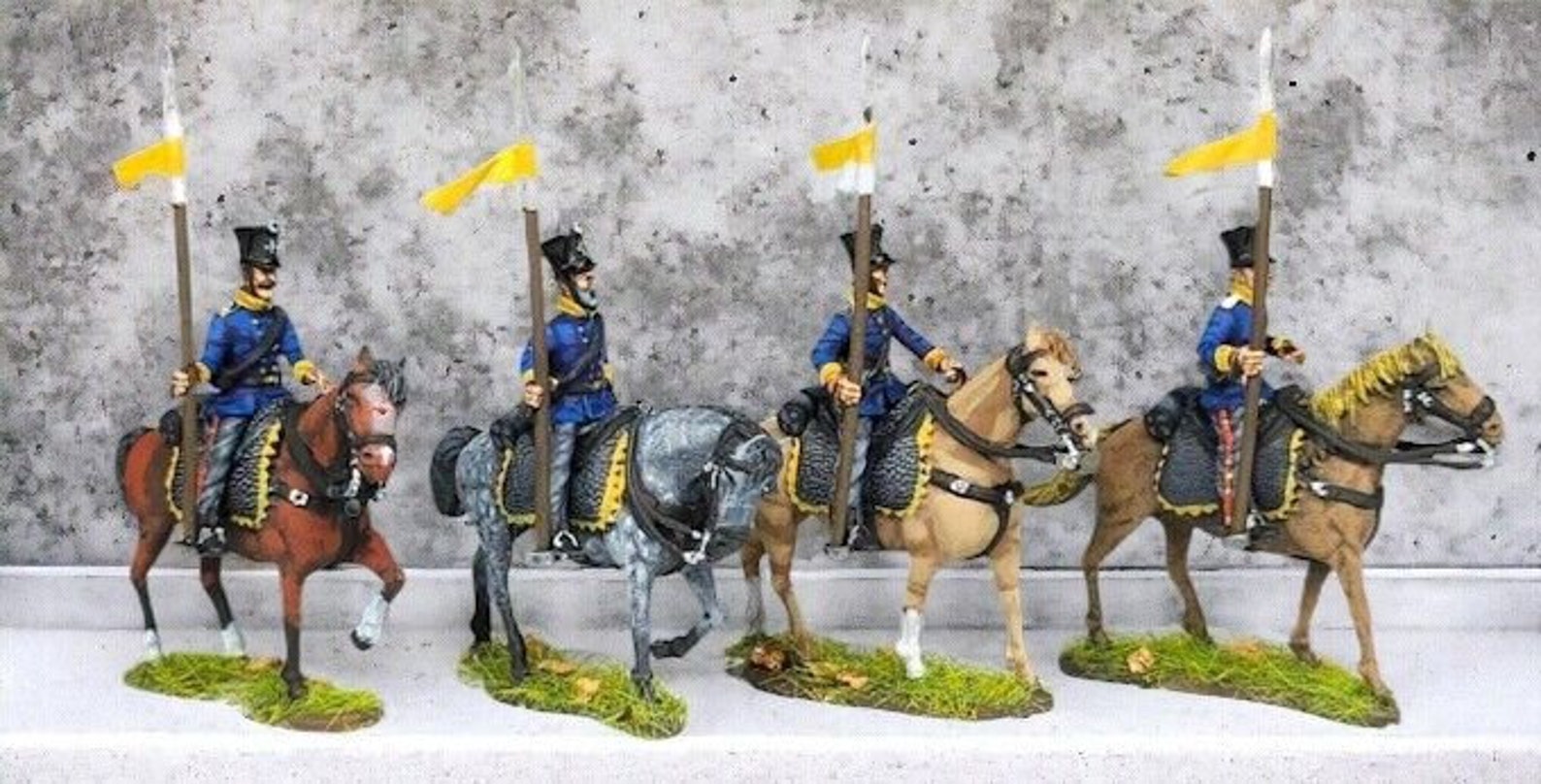 Napoleonic 28mm Prussian Landwehr Cavalry Marching 28mm Wargames ...