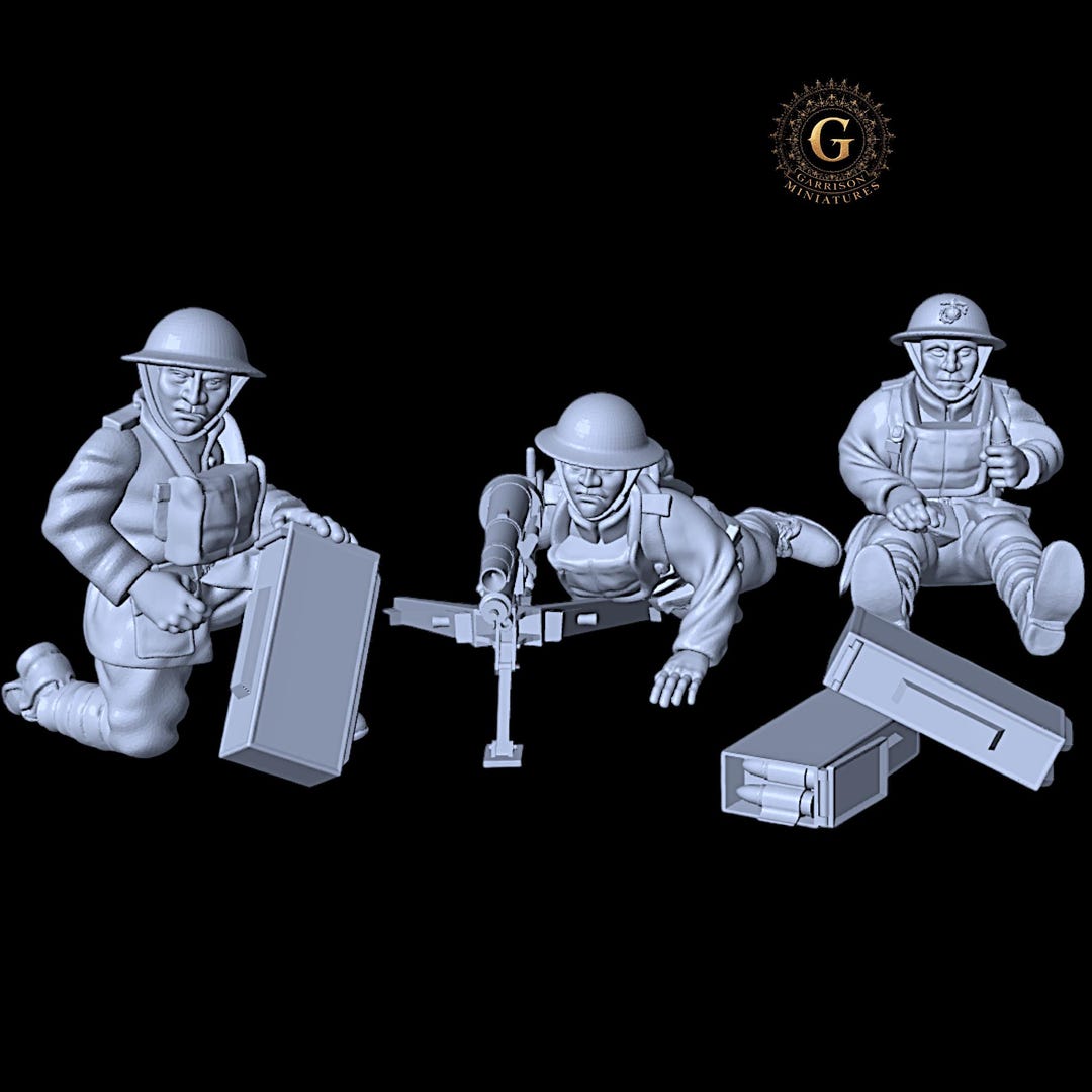 WW1 USMC American Expeditionary Force M1916 37mm "toy Gun" Belleau Wood ...