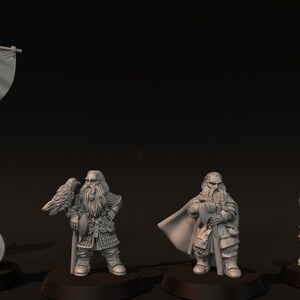 Dwarf Commanders X4 Ideal MESBG, Lotr, 28mm , Wargames and Collectors. - Etsy