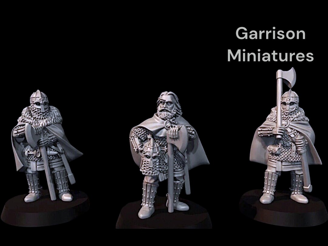 Huscarls at Rest Ideal Rohan MESBG, Dark Ages 28mm 1/56 Wargames ...