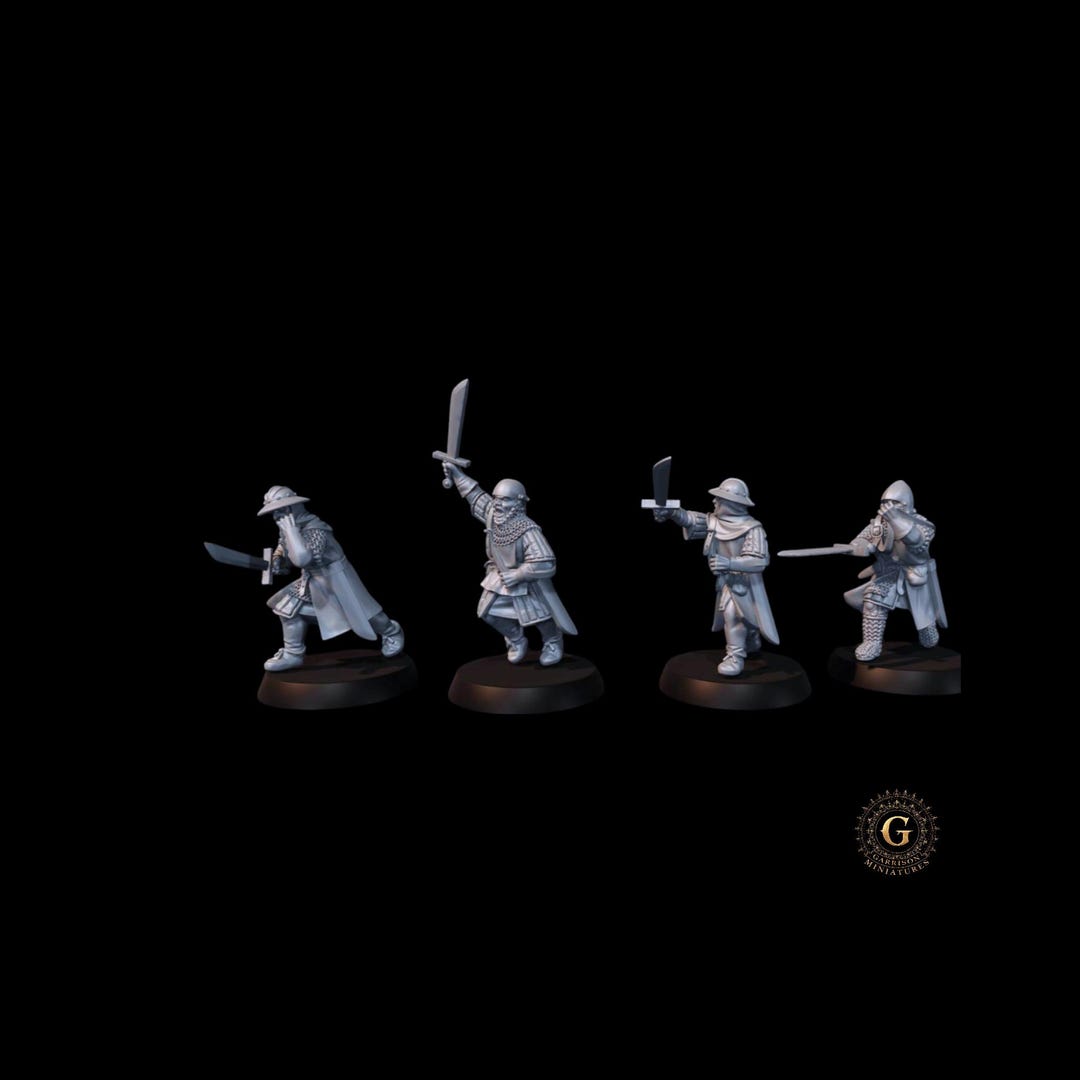 28mm Medieval Men at Arms: 28mm Wargaming Miniatures - Etsy