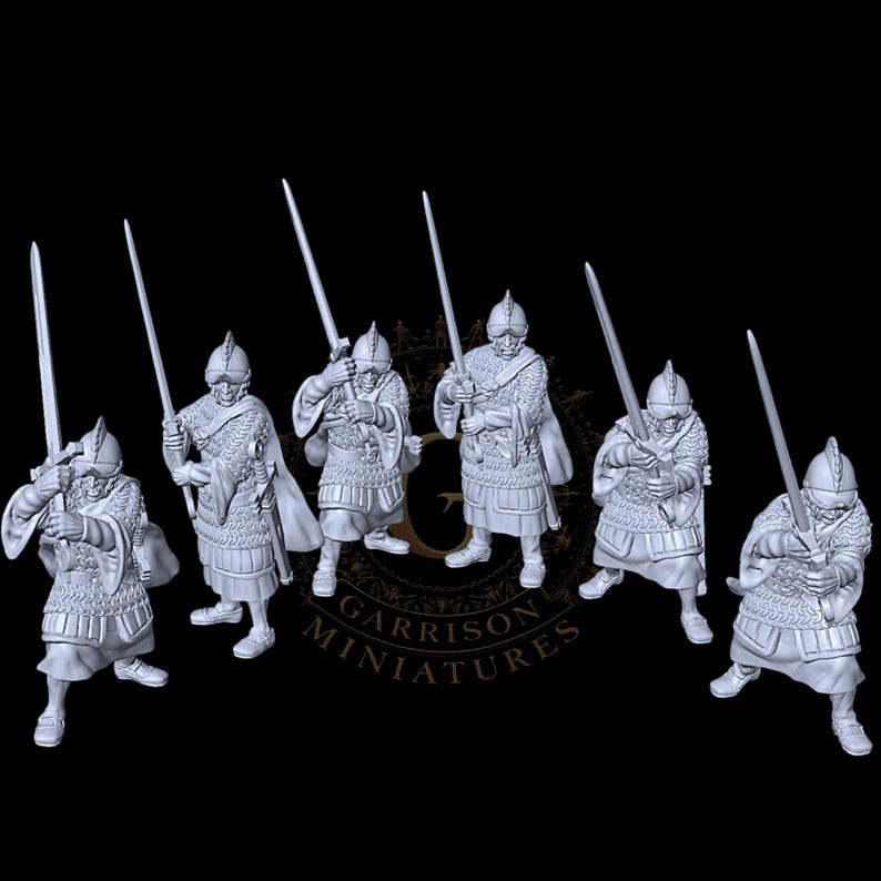 Scots Gallowglasses X6: 28mm Medieval Wargame and Display Miniatures - Etsy