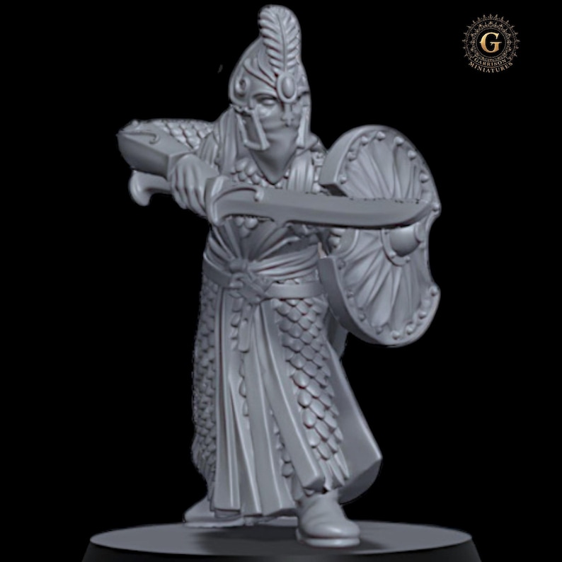 High Elf Swordsmen X7: 28mm Fantasy Wargame & Diorama Miniatures - Etsy