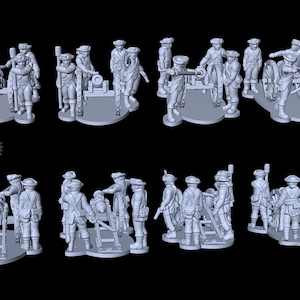 American Revolutionary War Artillery 15 and 13.5mm Epic X4 Ideal Black ...