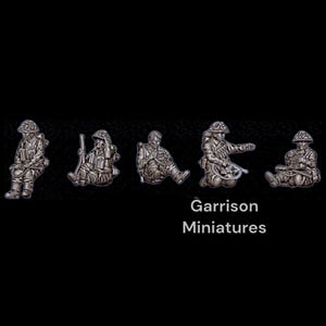 WW2 British Infantry Tank Riders, Bolt Action Etc 5 Figures 28mm 1/56 ...