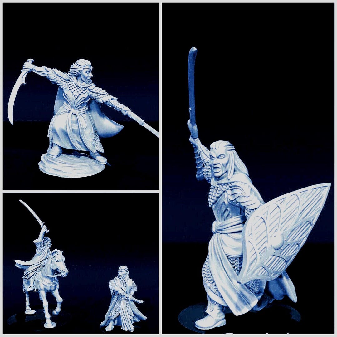 Elven Lords and Commanders: 28mm Fantasy Wargame & Display Miniatures ...