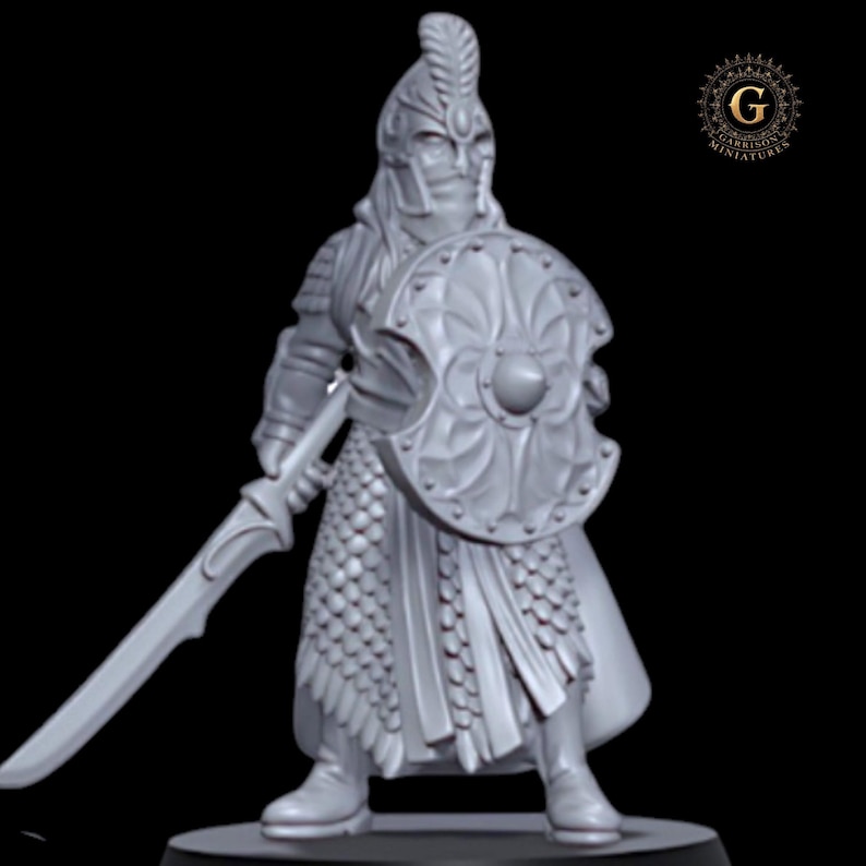 High Elf Swordsmen X7: 28mm Fantasy Wargame & Diorama Miniatures - Etsy