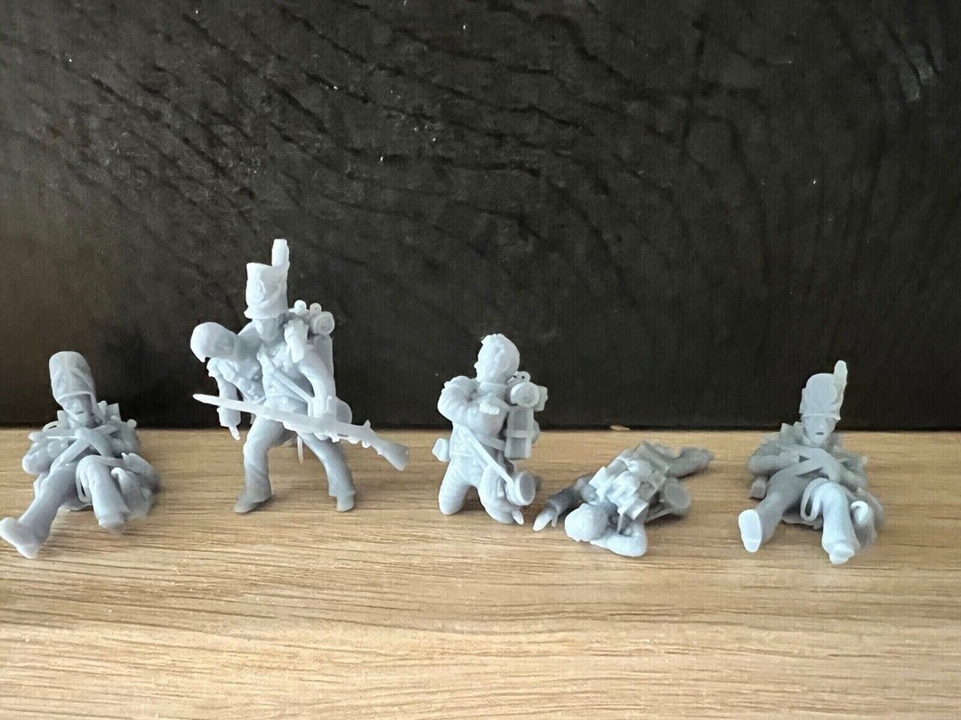 Napoleonic British Wounded Infantry: 28mm Wargame Miniatures - Etsy