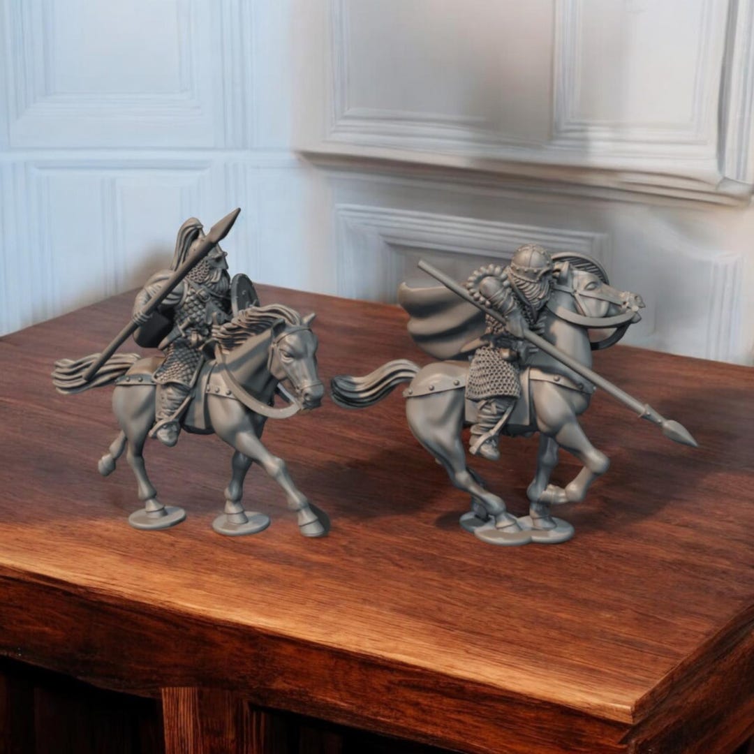 Fyrd Riders With Spears Set 1- MESBG, LOTR 28mm 1/56 Wargames ...