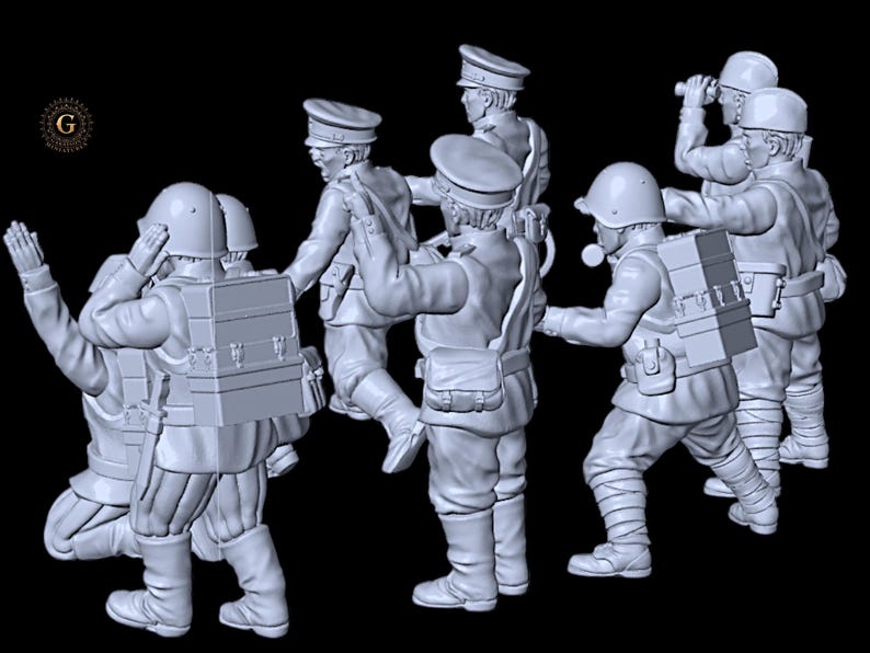 Red Army HQ X9: 28mm WW2 Wargame and Diorama Miniatures - Etsy