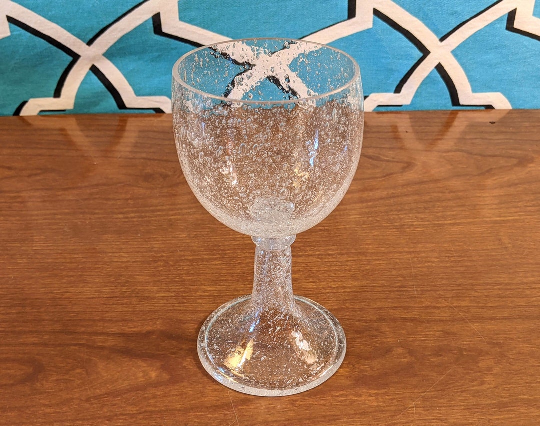 Stunning Hand Blown Artisan Bubble Glass Seeded Glass Pulegoso Glass ...