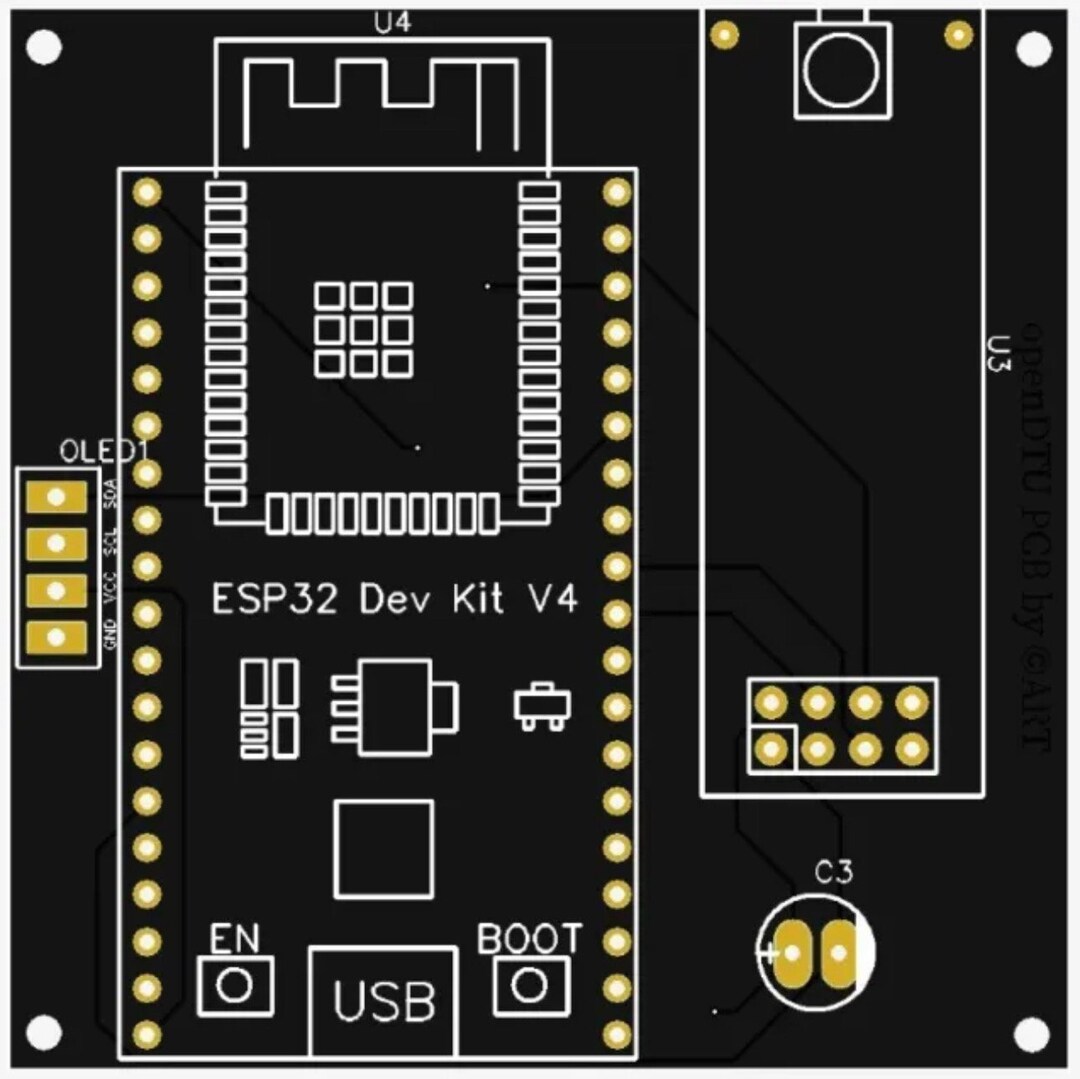 OpenDTU ESP32 PCB auch 1,3 OLED Platine Hoymiles Balkonkraftwerk auslesen TYP 2 - Etsy.de