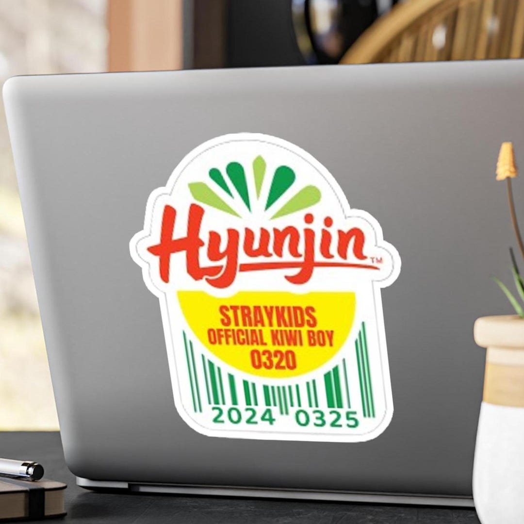 Stray Kids Hyunjin Kiwi Sticker, Kpop Merch, Kpop Gift, Straykids Merch ...