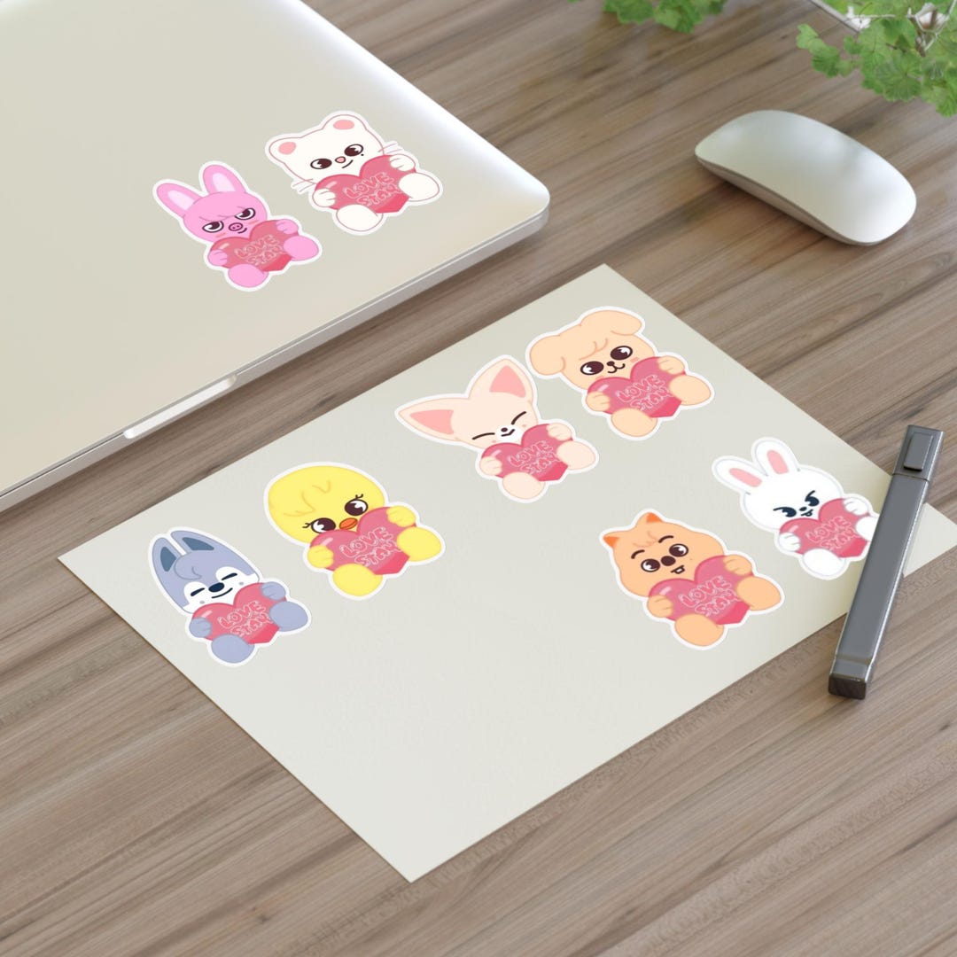 Stray Kids Sticker Sheets Kpop Stickers, Valentine's Day Stray Kids ...