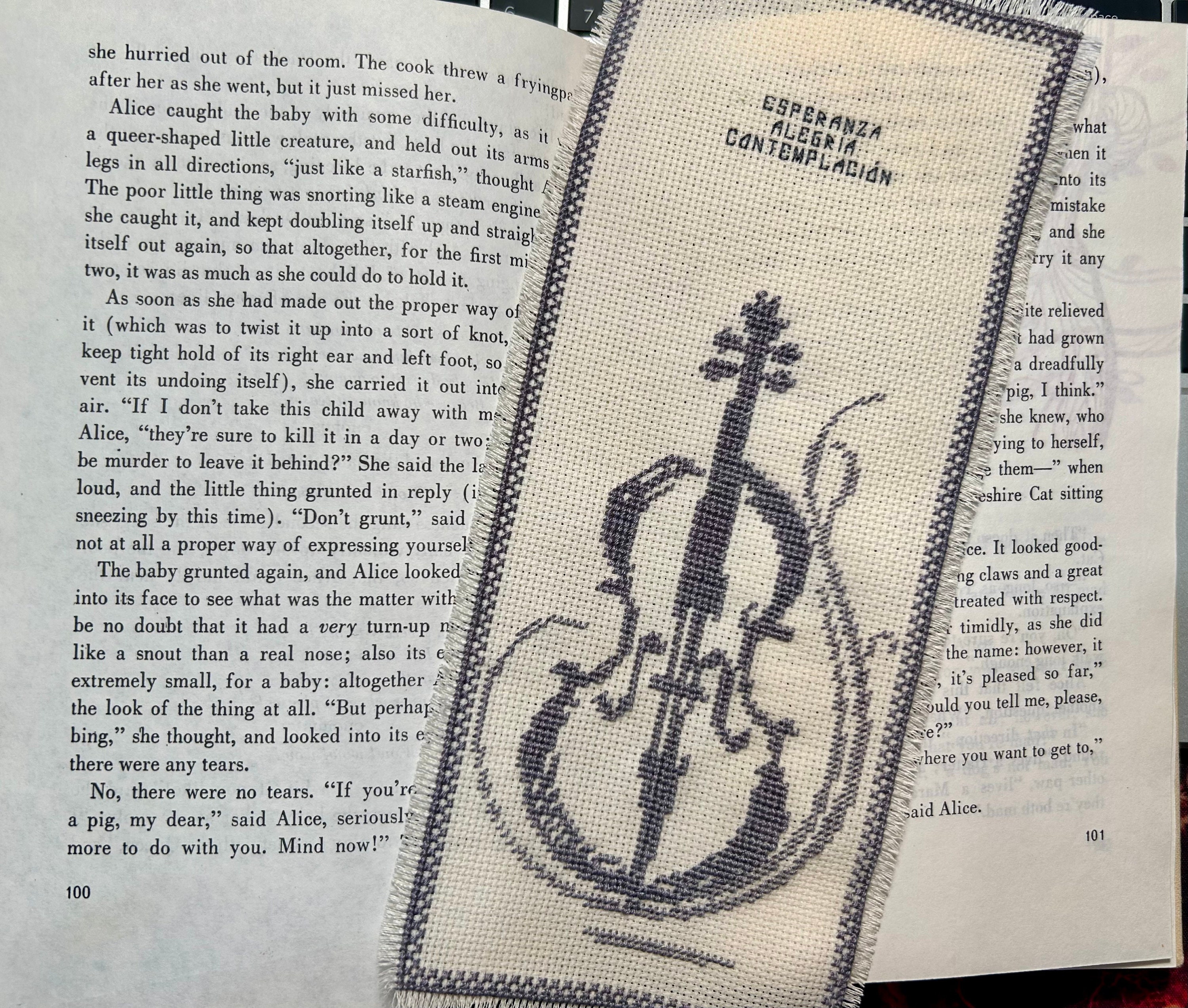 Violin Cello Bookmark Cross Stitch Pattern Instant DIGITAL Download - Etsy