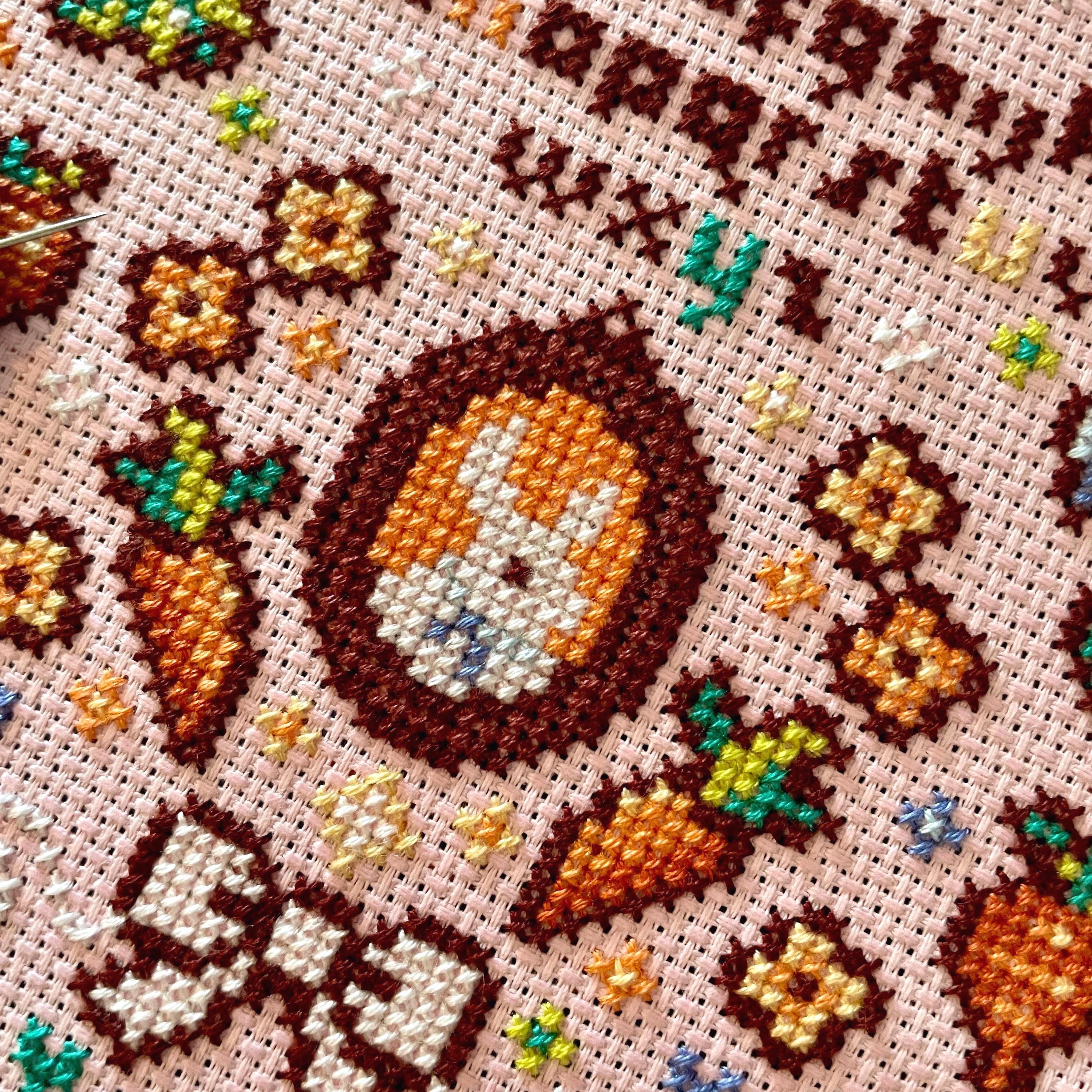 Little Bunny Spring Sampler Cross Stitch Pattern Digital PDF - Etsy