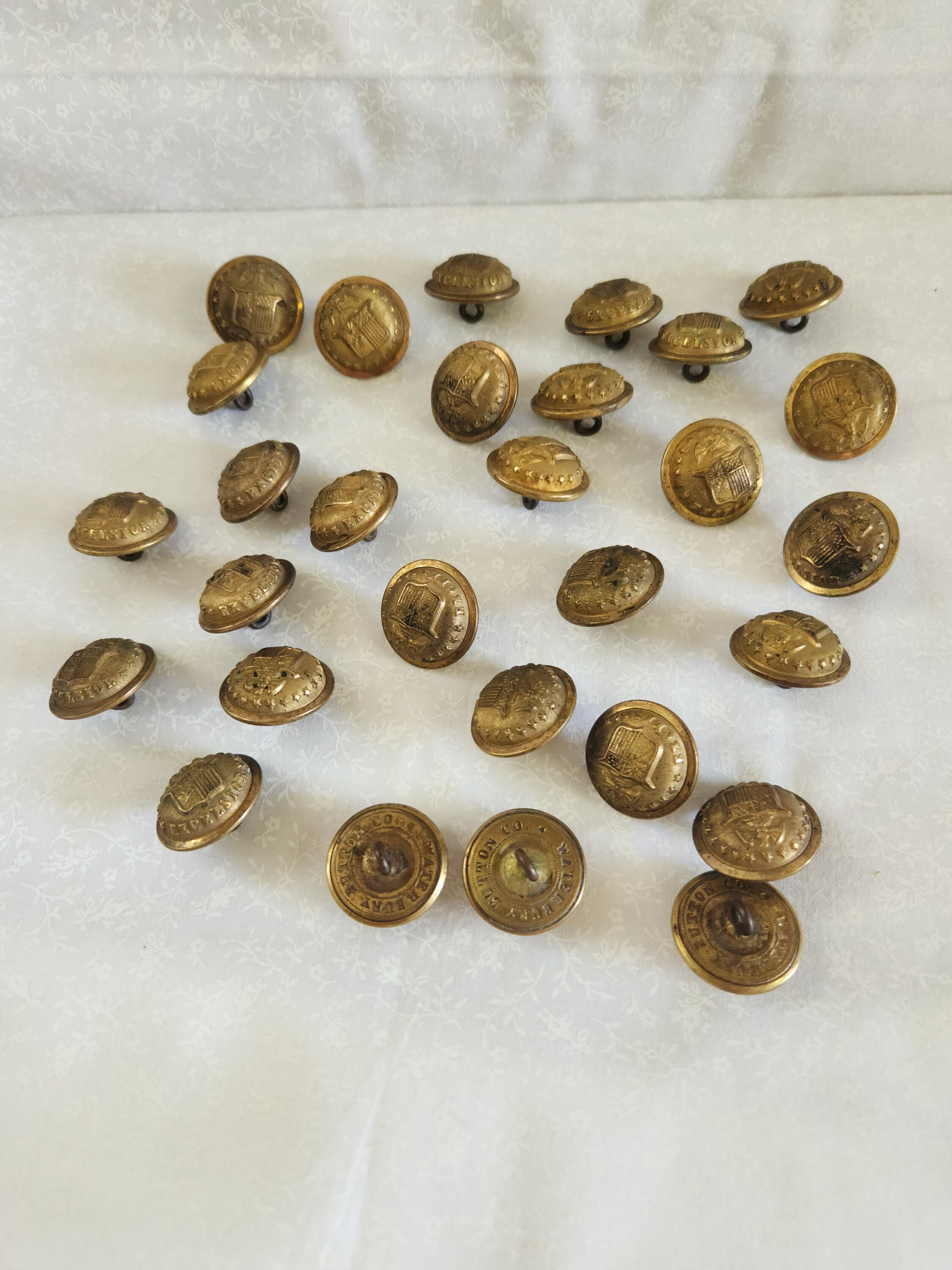 Indian Wars (1866-97) Military Buttons by Waterbury Set of 29 - Etsy