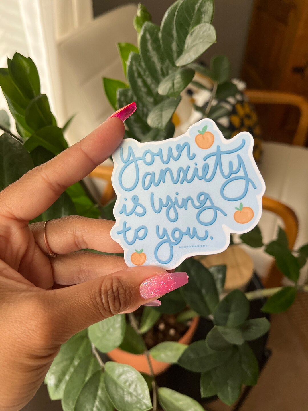 Anxiety is Lying Sticker - Etsy