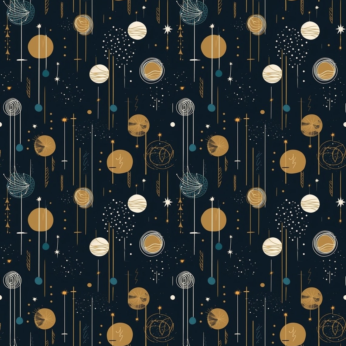 Minimalist Celestial Patterns Kit - Etsy