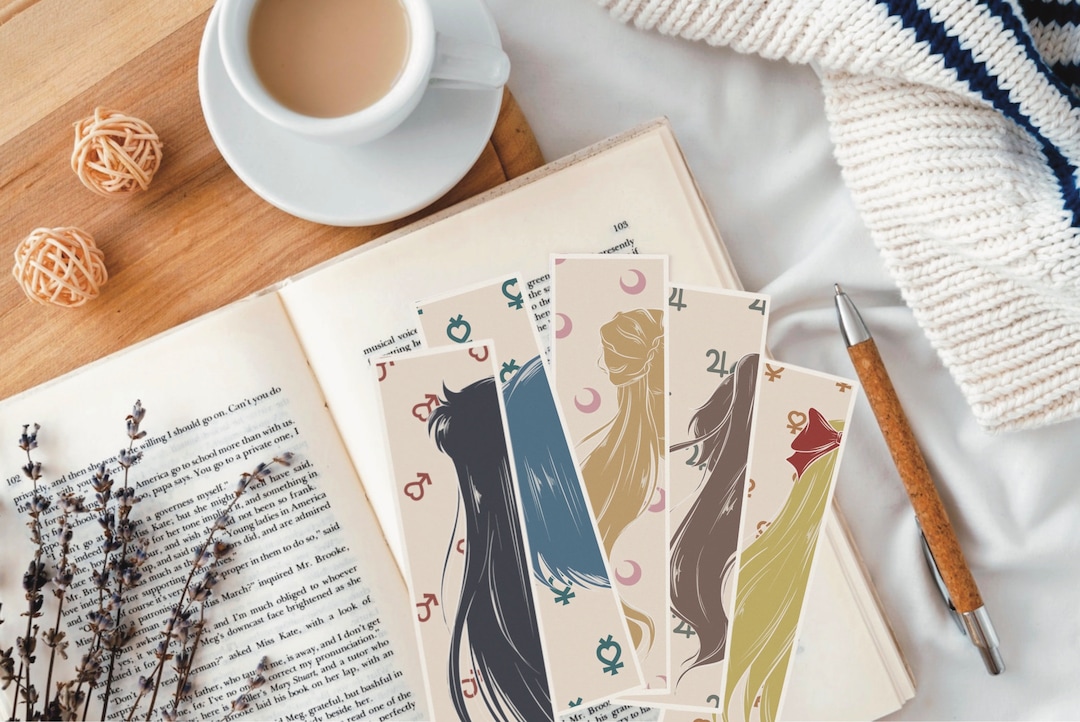 Sailor Moon Printable Bookmarks: Anime Lover Gift (PDF) - Etsy