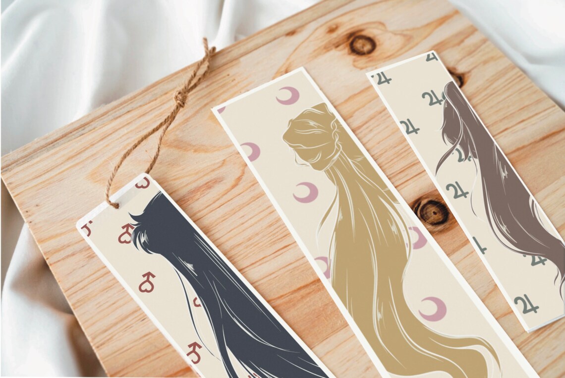 Sailor Moon Printable Bookmarks: Anime Lover Gift (PDF) - Etsy