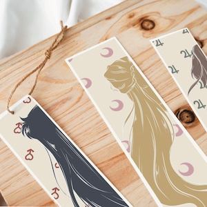 Sailor Moon Printable Bookmarks: Anime Lover Gift (PDF) - Etsy