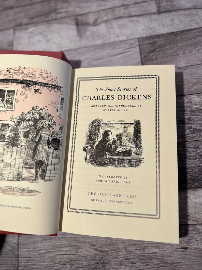 The Short Stories of Charles Dickens Heritage Press Illustrated ...