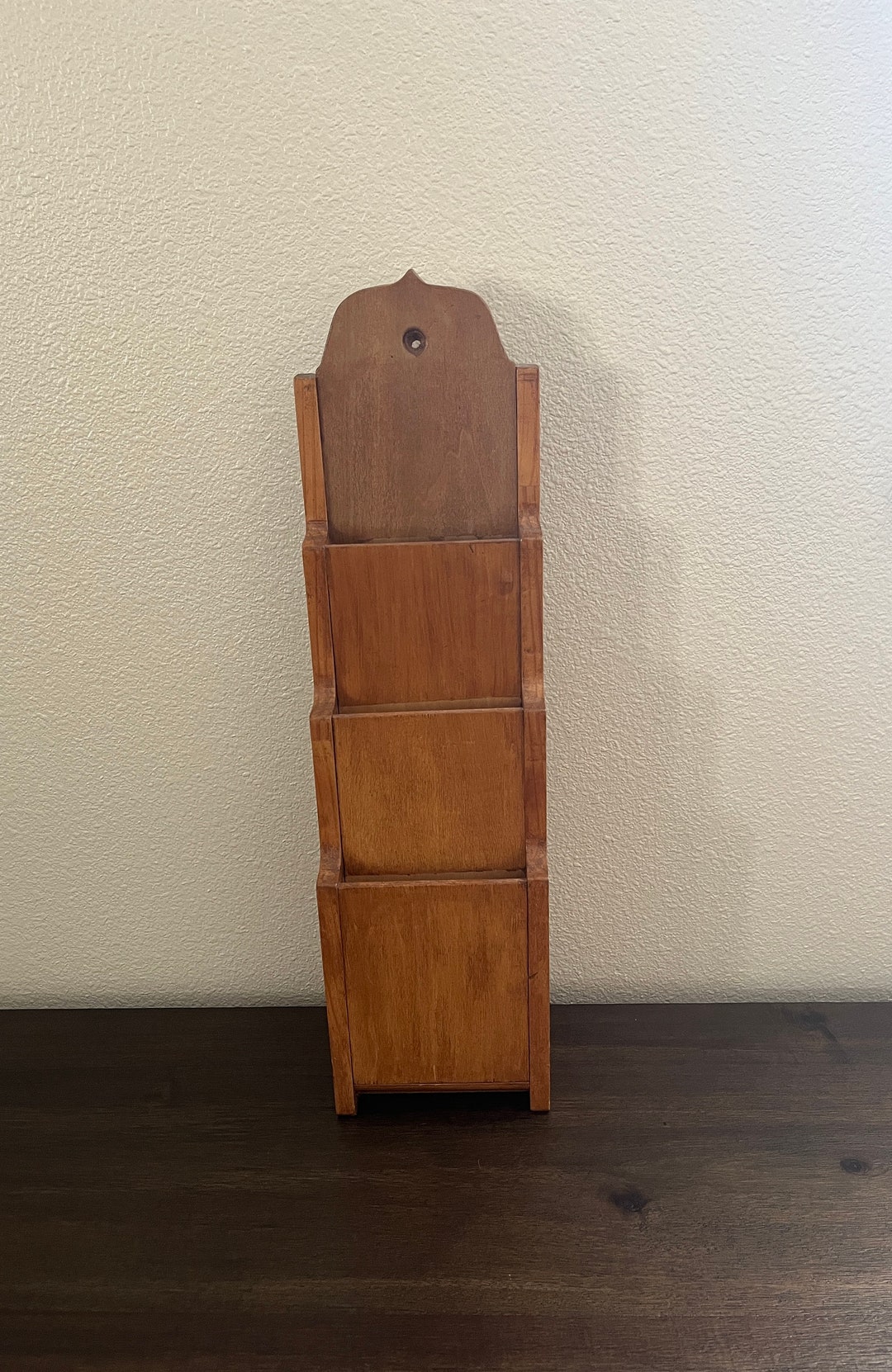 Hand Crafted Wood Letter Holder - Etsy