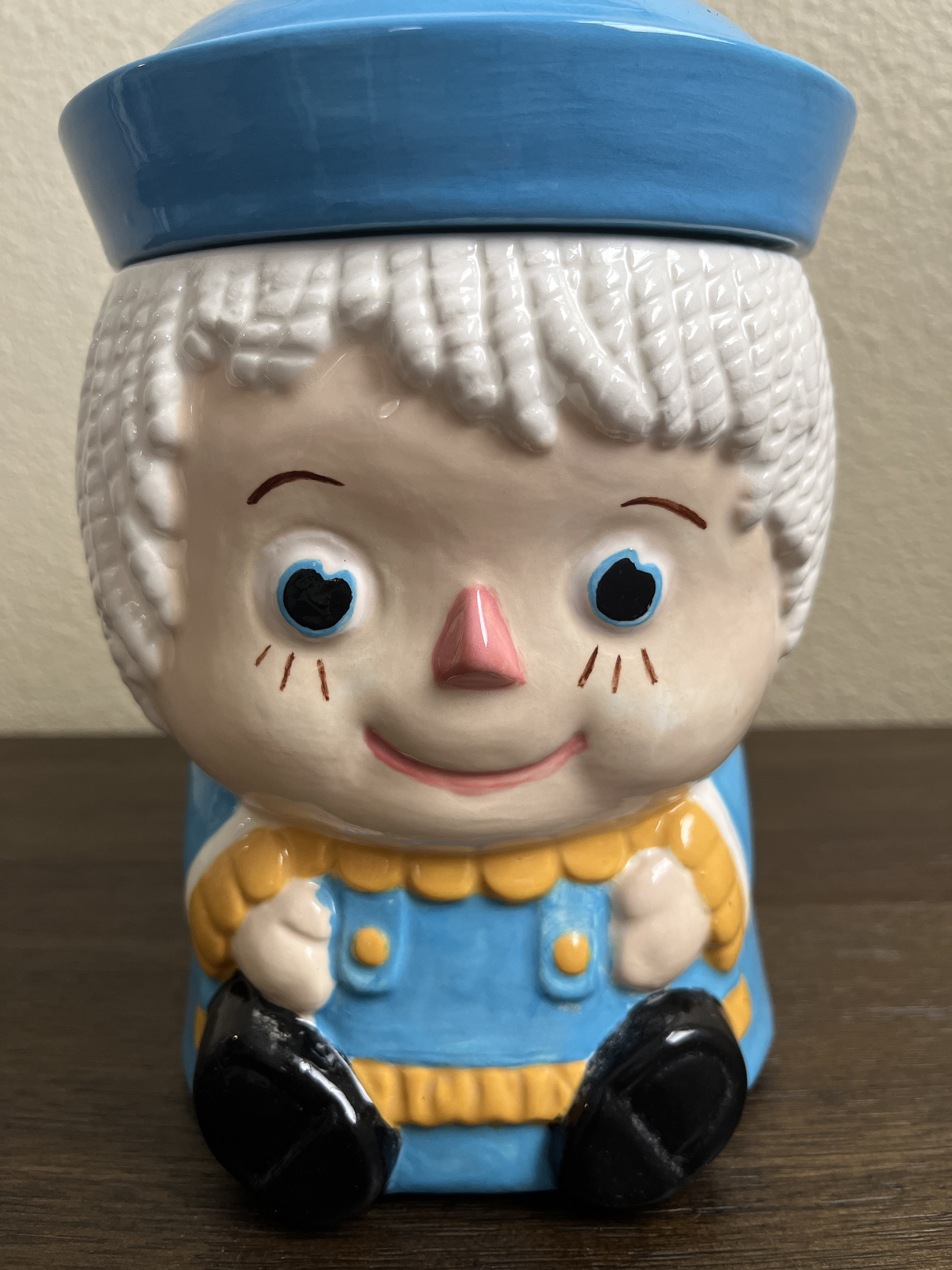 1970s Raggedy Anne and Andy Vintage Cookie Jar - Etsy