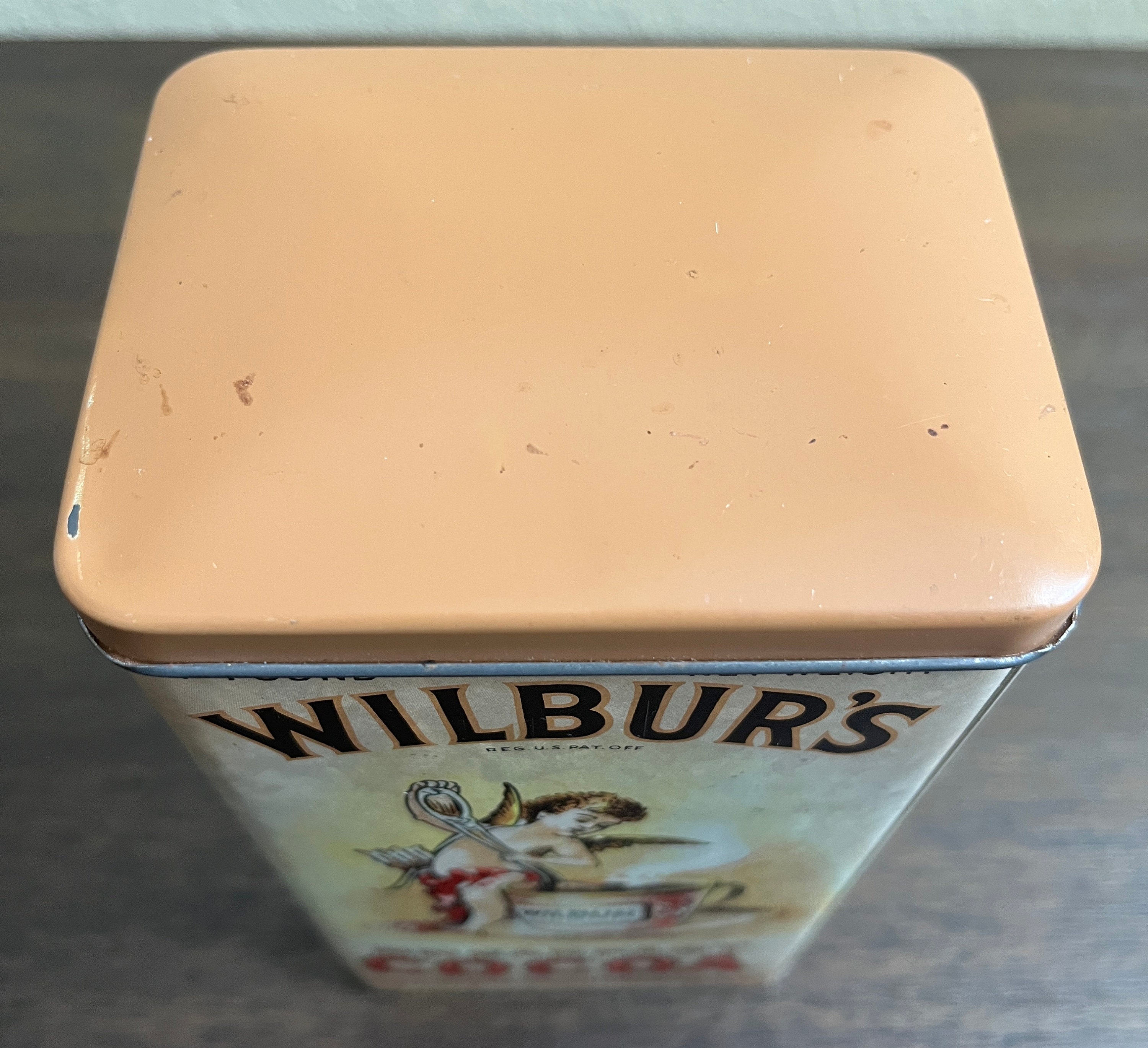 Vintage Tin Wilbur’s Breakfast Coco Tin - Etsy