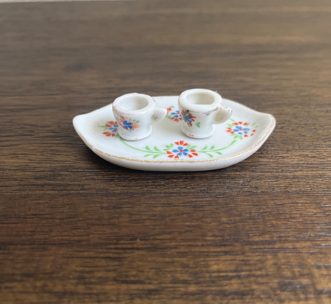 Vintage Japanese Miniature Tea Set With Tray - Etsy