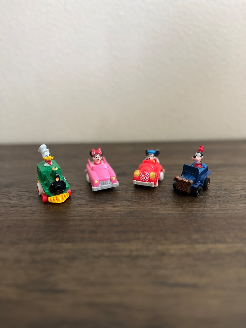 1988 Mcdonalds Disney Characters Pull Back Cars - Etsy