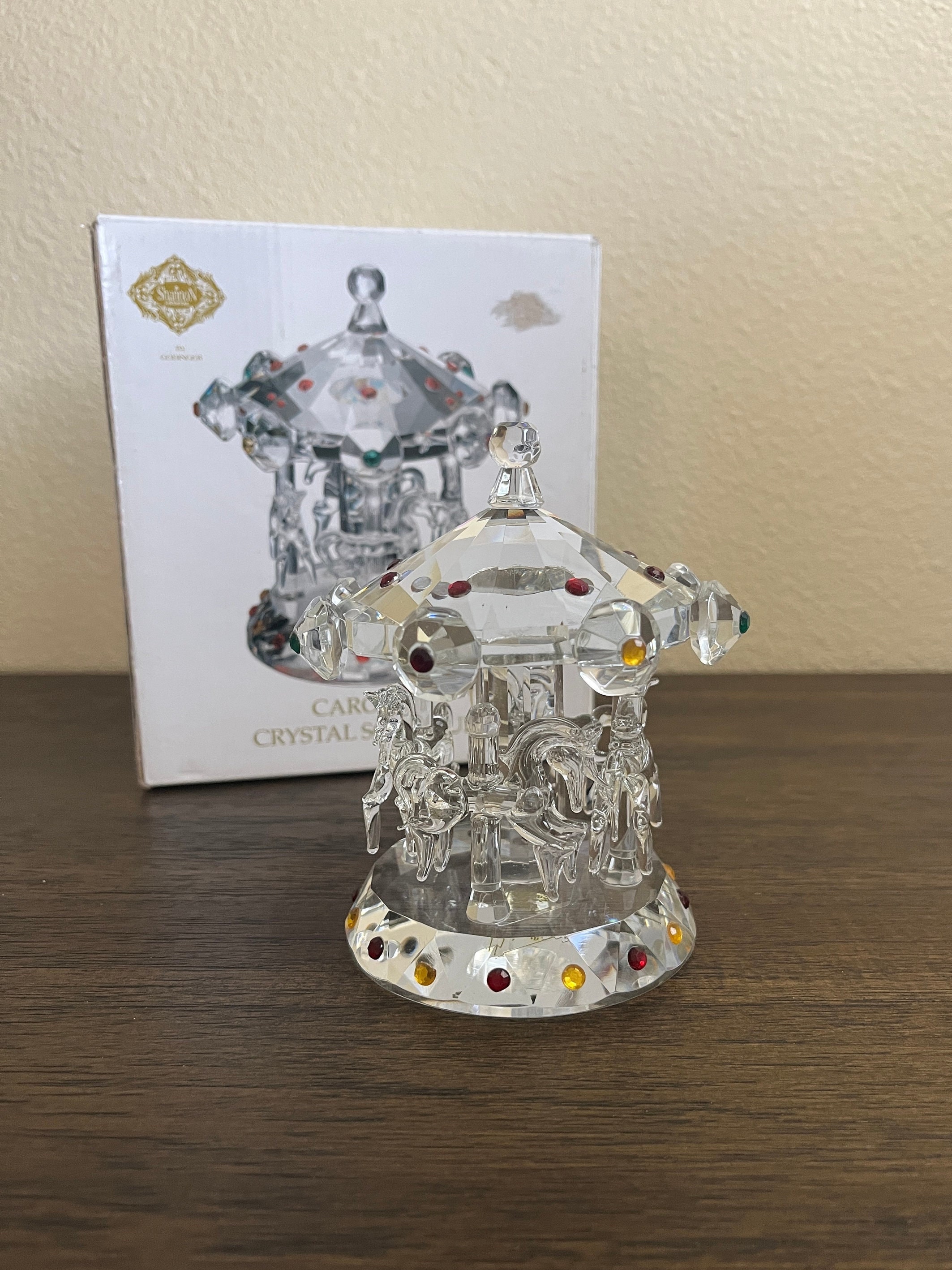 Shannon Crystal “carousel Crystal Sculpture” - Etsy