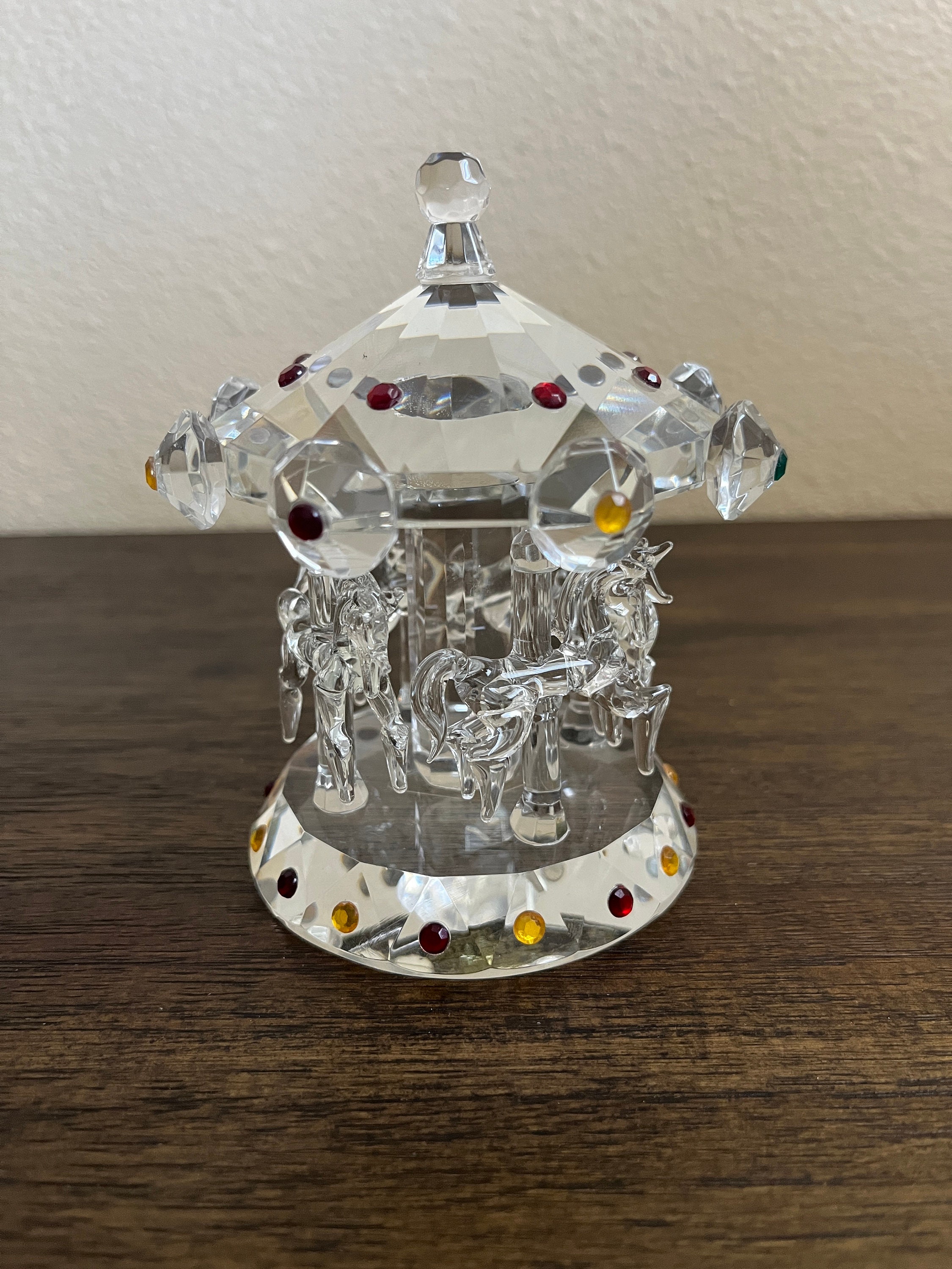 Shannon Crystal “carousel Crystal Sculpture” - Etsy