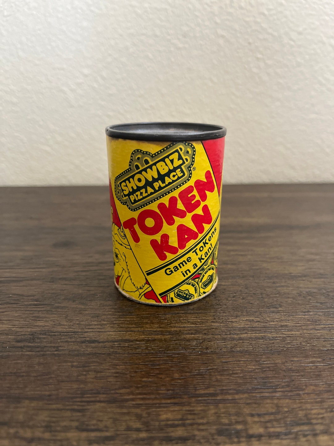 1980s Rare Vintage Showbiz Pizza token Kan - Etsy