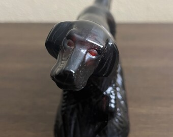 Vintage Avon at Point Dog Shaped Brown Glass Aftershave Bottle - Etsy