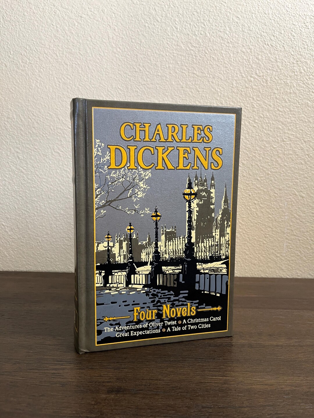 Charles Dickens Four Novels: Leather Bound Hardcover Classic Book - Etsy