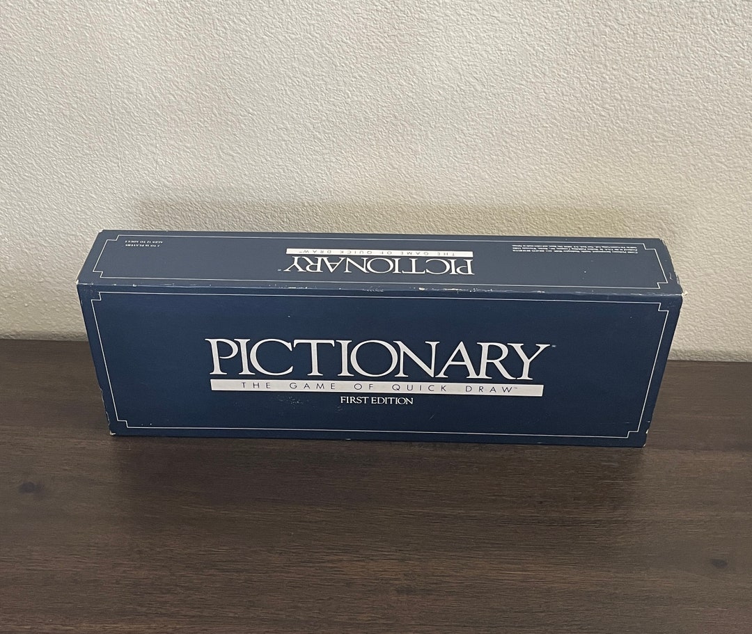 1985 First Edition Pictionary Vintage Board Game - Etsy