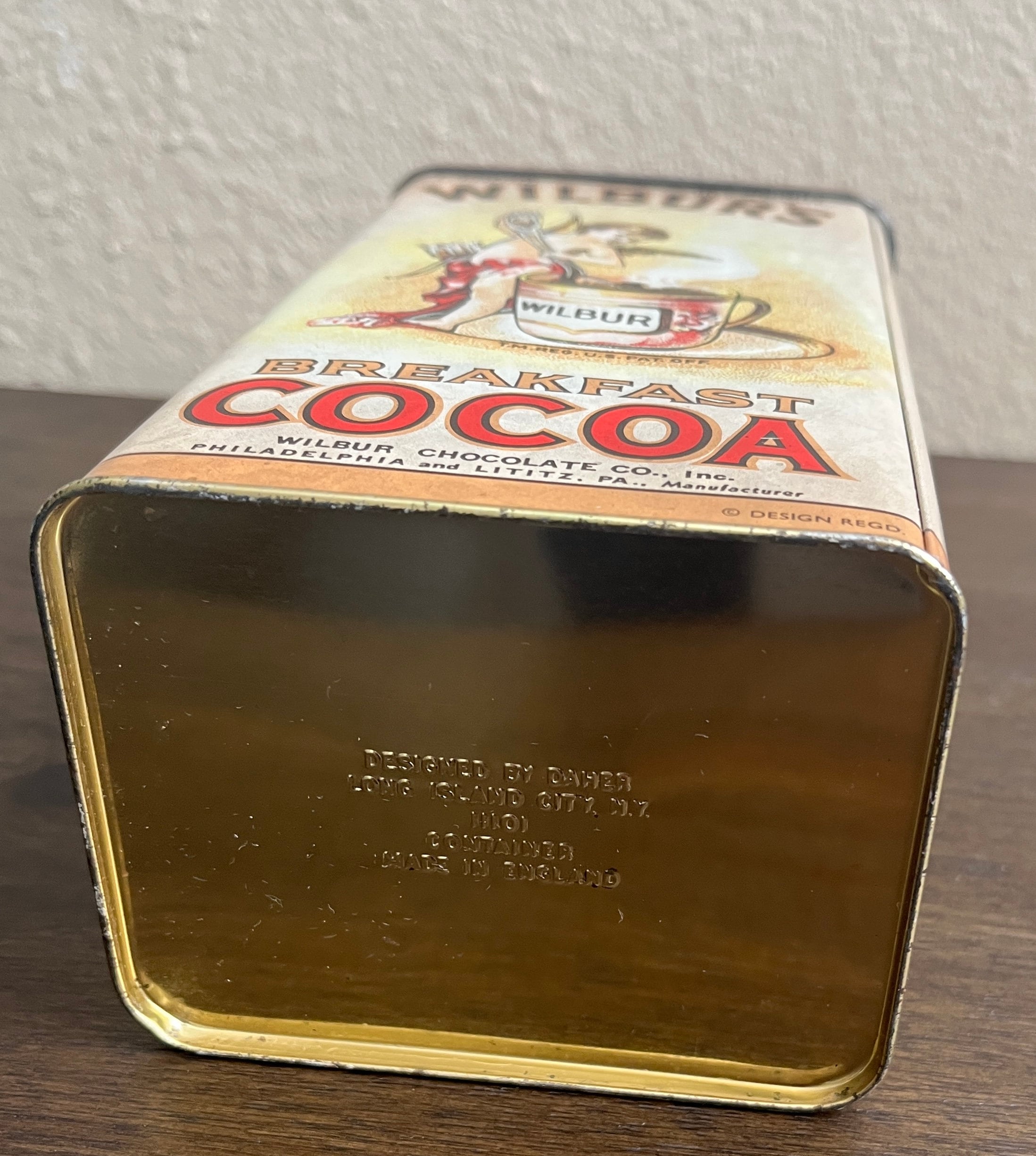 Vintage Tin Wilbur’s Breakfast Coco Tin - Etsy