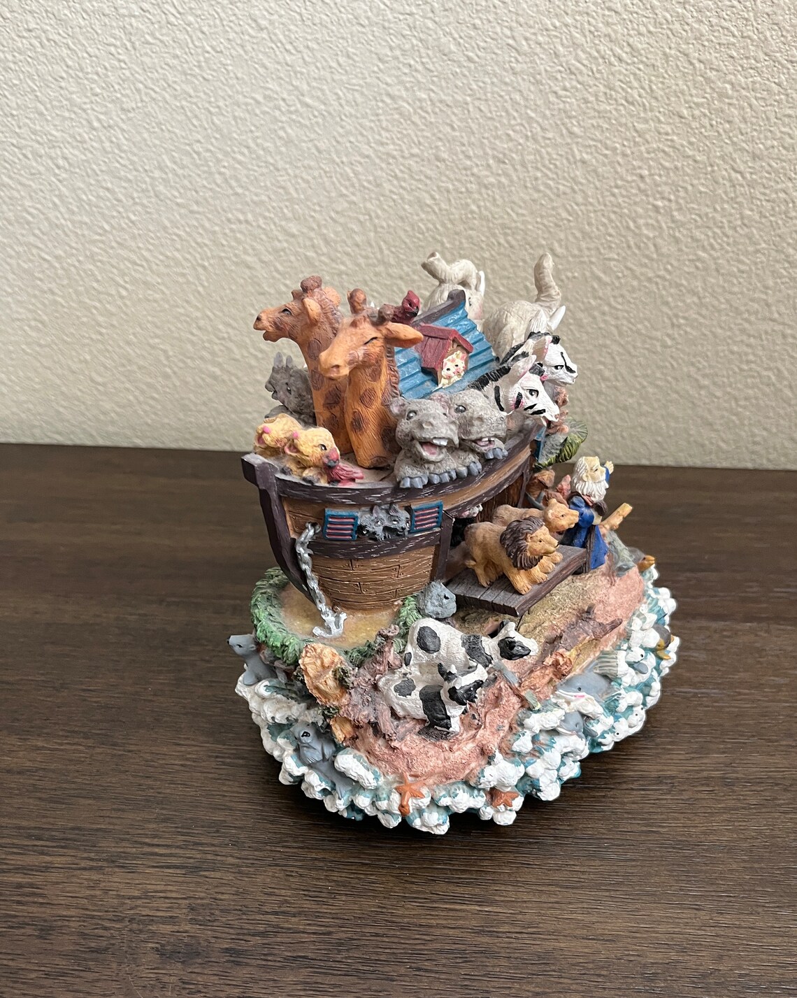Classic Treasures Noah’s Ark Animated Musical Figurine Box - Etsy