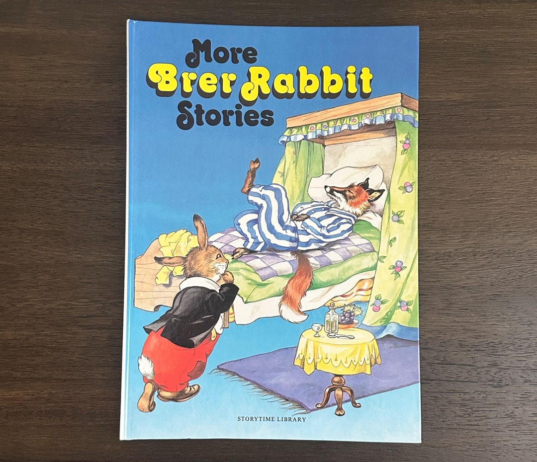 Vintage 1982 Edition - More Brer Rabbit Stories - Hardcover Book ...