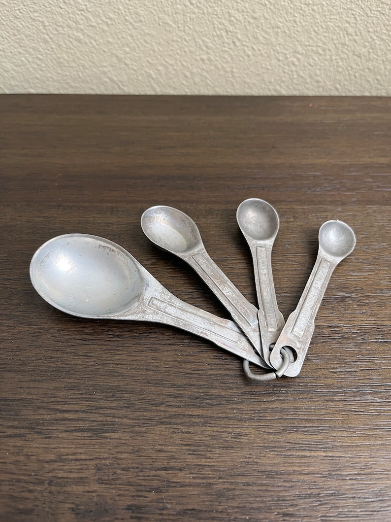 1960s Vintage Aluminum Measuring Spoons - Etsy