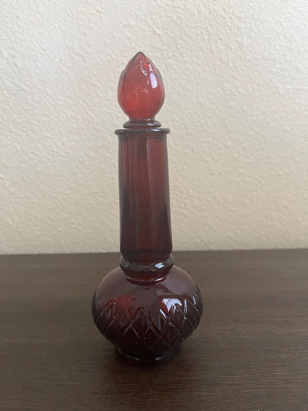 Vintage Avon Topaz Cologne Ruby Red Candle - Etsy